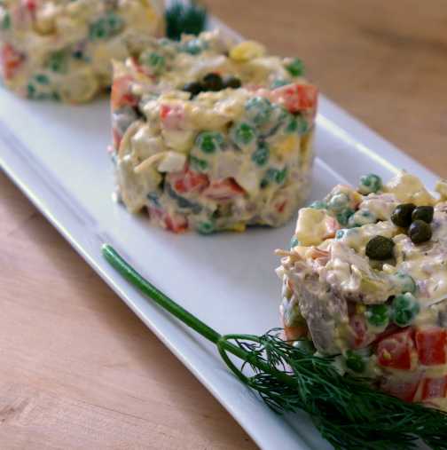 Новогодишна руска салата - За Жената