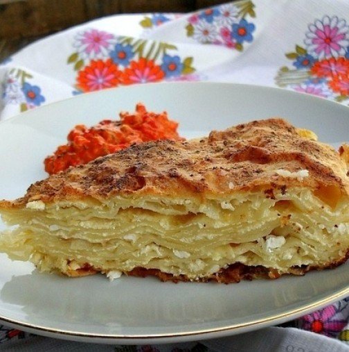 Двойно печена и двойно по-вкусна - баница с точени и печени кори - За ...
